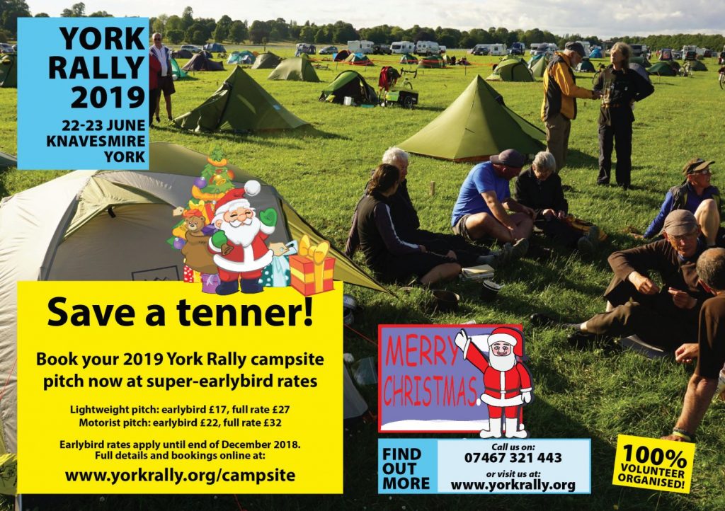 Merry Christmas – York Rally update! – Yorkshire Cycle Rally & Festival
