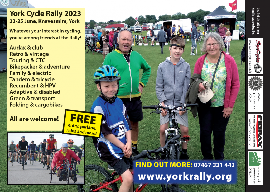 Flyers are here, and a 2023 news round-up! – Yorkshire Cycle Rally ...