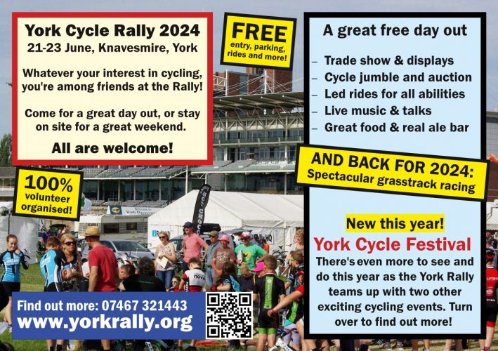 The York Cycle Rally & Festival: 21-23 June 2024 – The friendly cycling ...